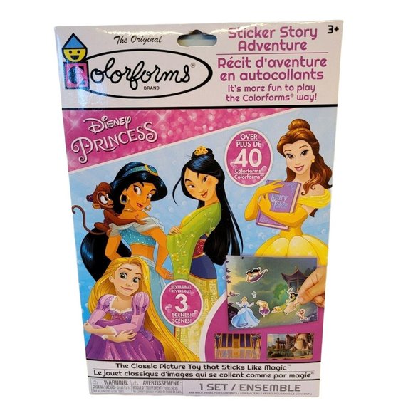 Colorforms | Toys | Colorform Disney Princess Sticker Story Adventure ...